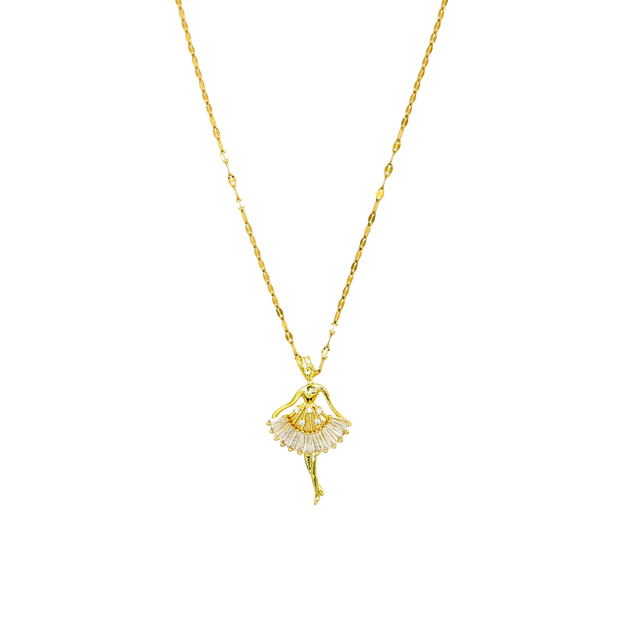 Crystal Accent in Dress Necklace – Noble Objects